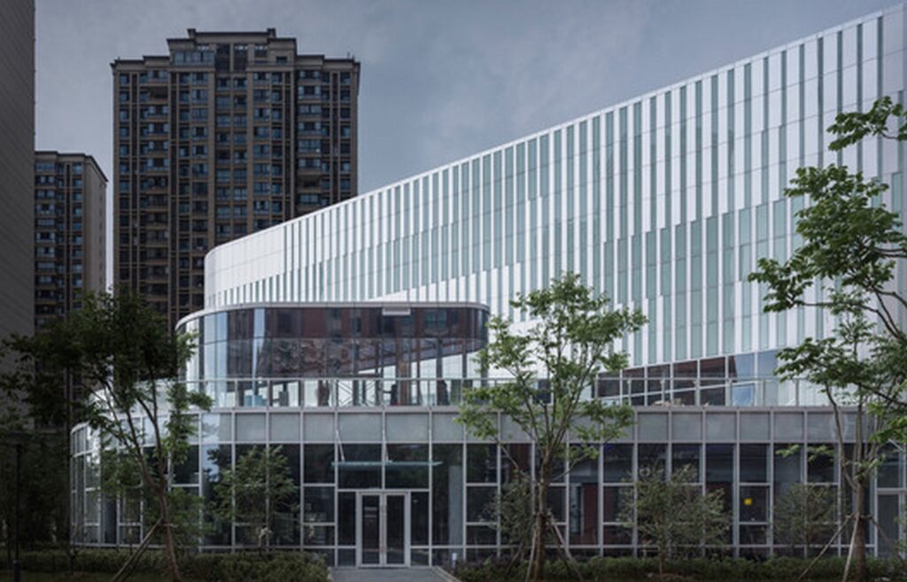 Unveiling Elegance: Culture and Sports Center in Xu Shu Guan - archi-dome